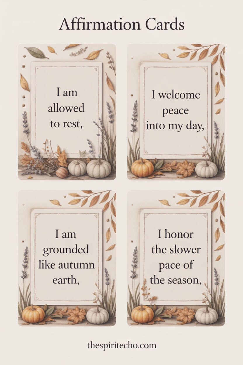 12 Self Care Ideas For Autumn + Free Printable Positive Affirmation ...