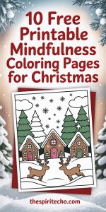 Mindfulness Coloring Pages for Christmas (+ Free Printable Holiday Pack ...