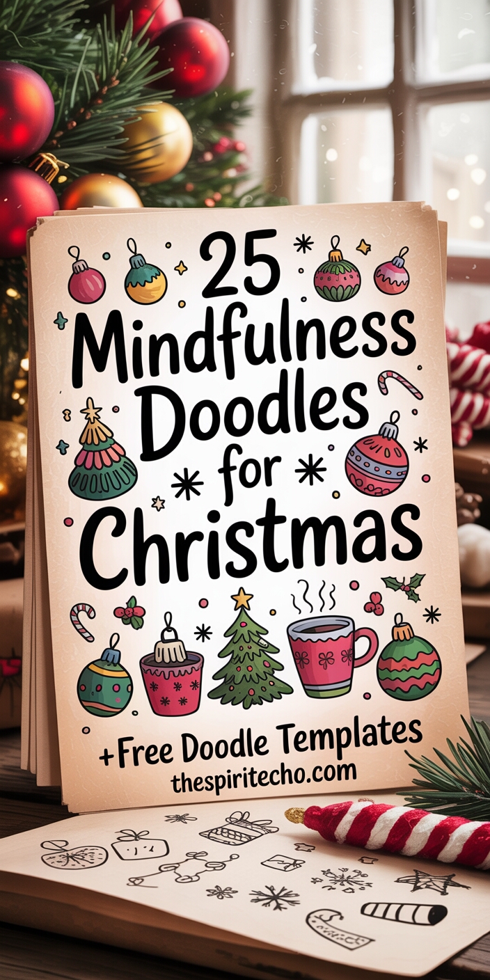 25 Mindfulness Doodles for Christmas (+ Free Printable Doodle Planner ...