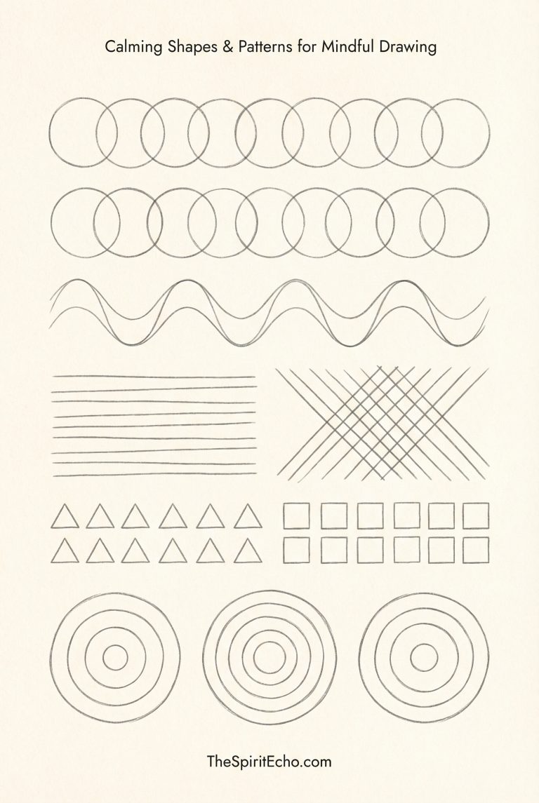 Mindfulness Drawing Ideas for Your Sketchbook (Free Printable Prompts ...