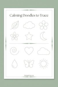 30 Calming Doodles for Anxiety & Stress Relief (Free Printable) - the ...