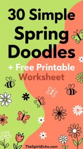 30 Simple Spring Doodles for Your Mindfulness Journal (Free Printable ...