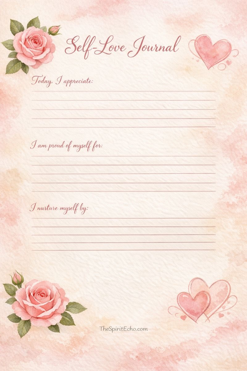 30 Self-Love Journal Prompts for Valentine's Day (+ Free Printable ...